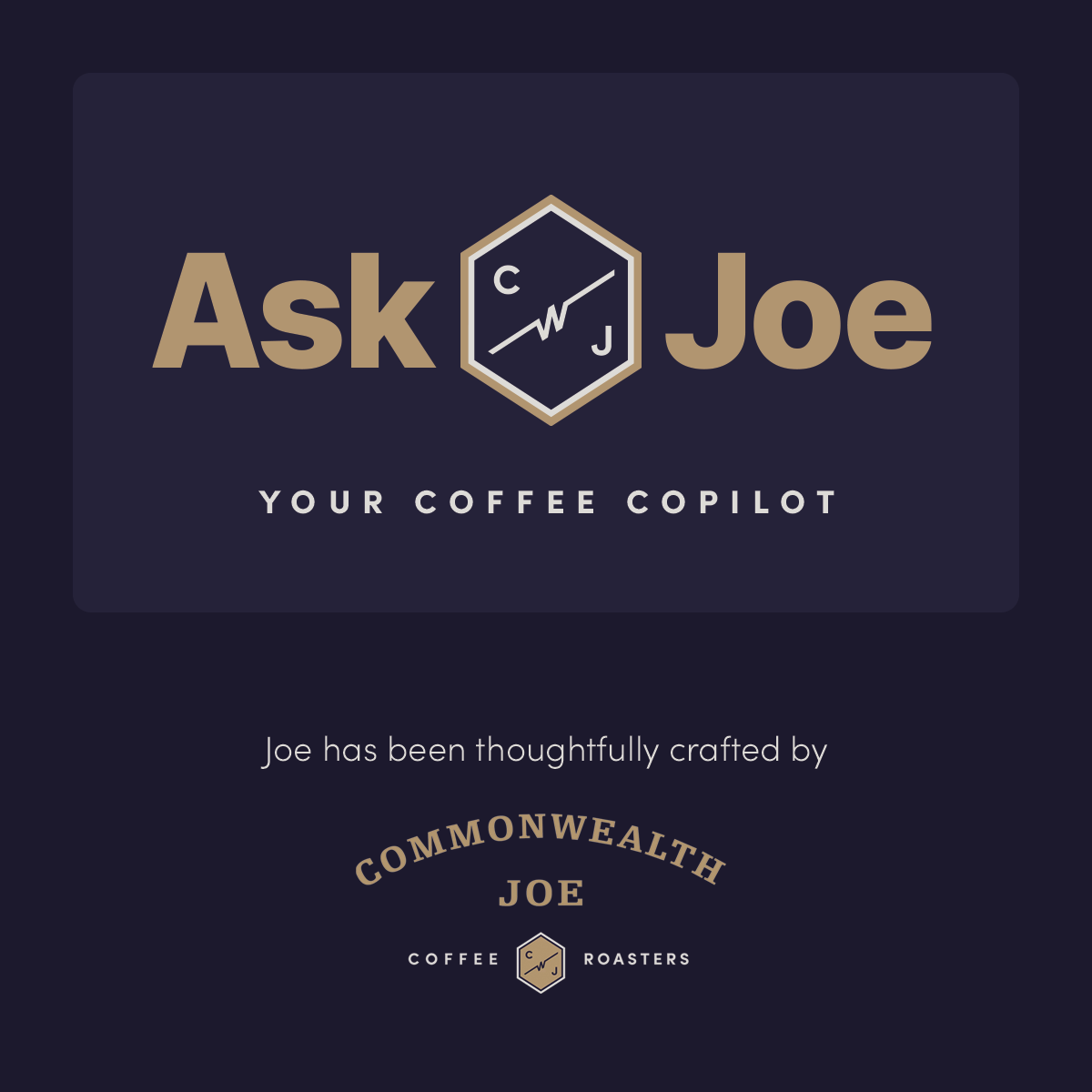 Meet Joe - Your Coffee Copilot